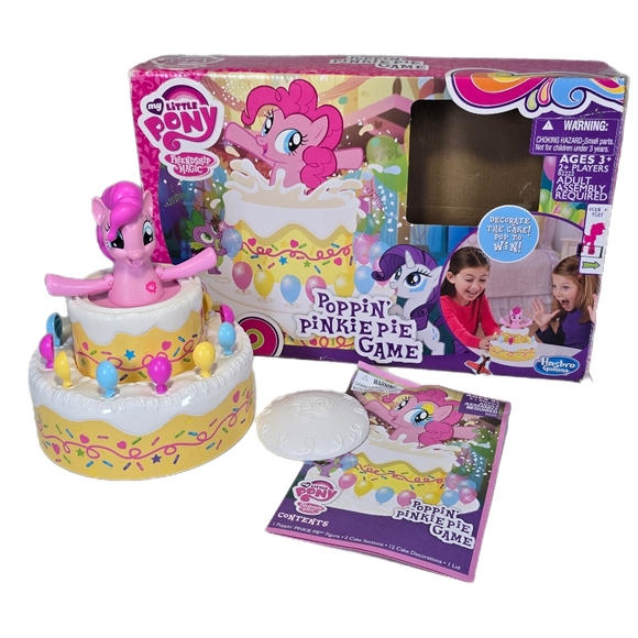 Hasbro | Toys | My Little Pony Poppin Pinkie Pie Game Pop Up Cake 0 ...